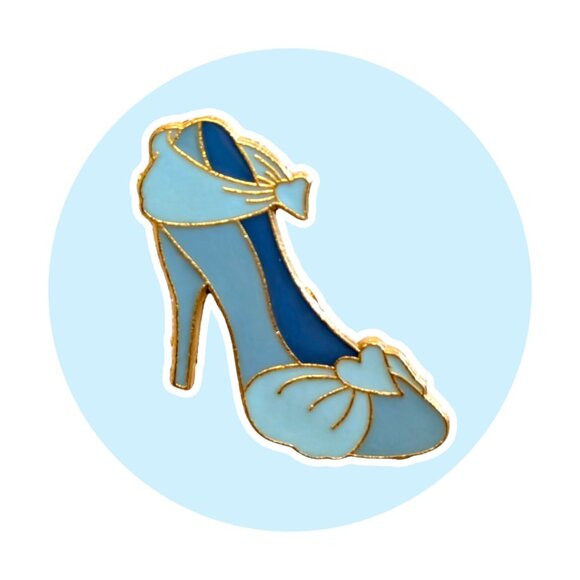 Disney | Accessories | Cinderella Disney Pin Princess Fashion Heel Shoe ...